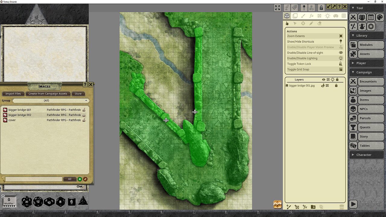 Fantasy Grounds Pathfinder Rpg Pathfinder Flip Mat Bigger Bridge