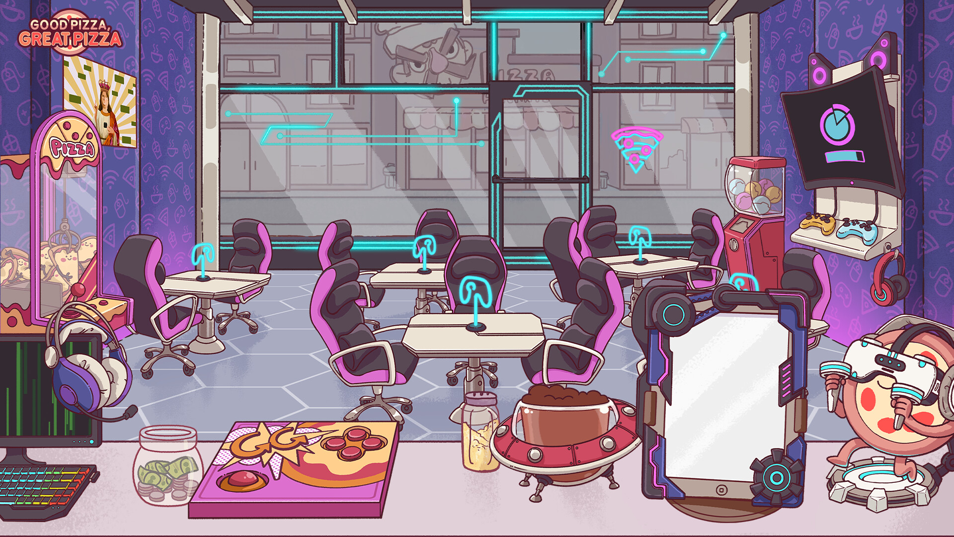 좋은 피자 위대한 피자 사이버 피자 가게 세트 상품을 Steam에서 구매하고 40 절약하세요