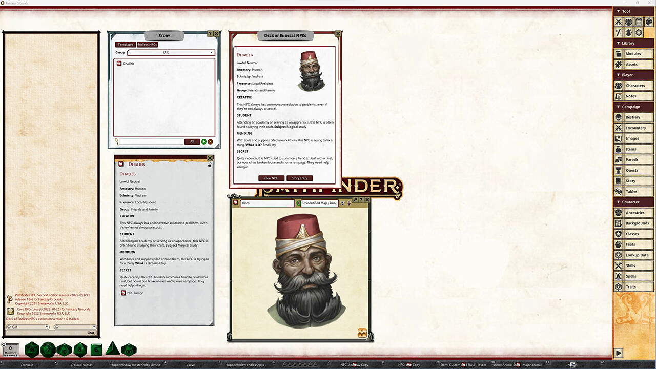 Fantasy Grounds - Pathfinder 2 RPG - Deck of Endless NPCs on Steam