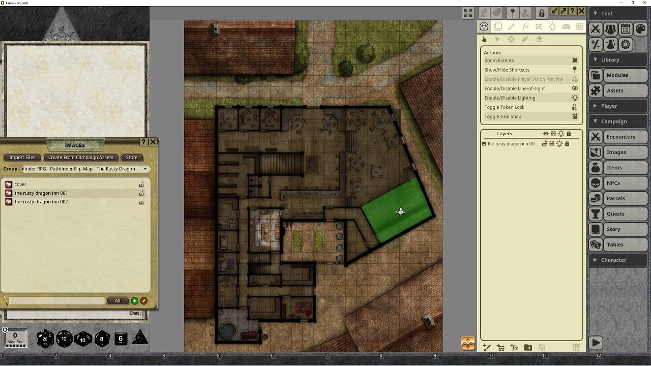 Fantasy Grounds Pathfinder Rpg Pathfinder Flip Mat The Rusty