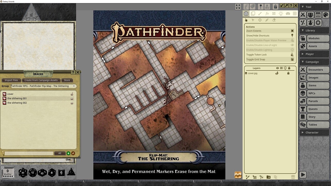 Fantasy Grounds Pathfinder Rpg Pathfinder Flip Mat The Slithering