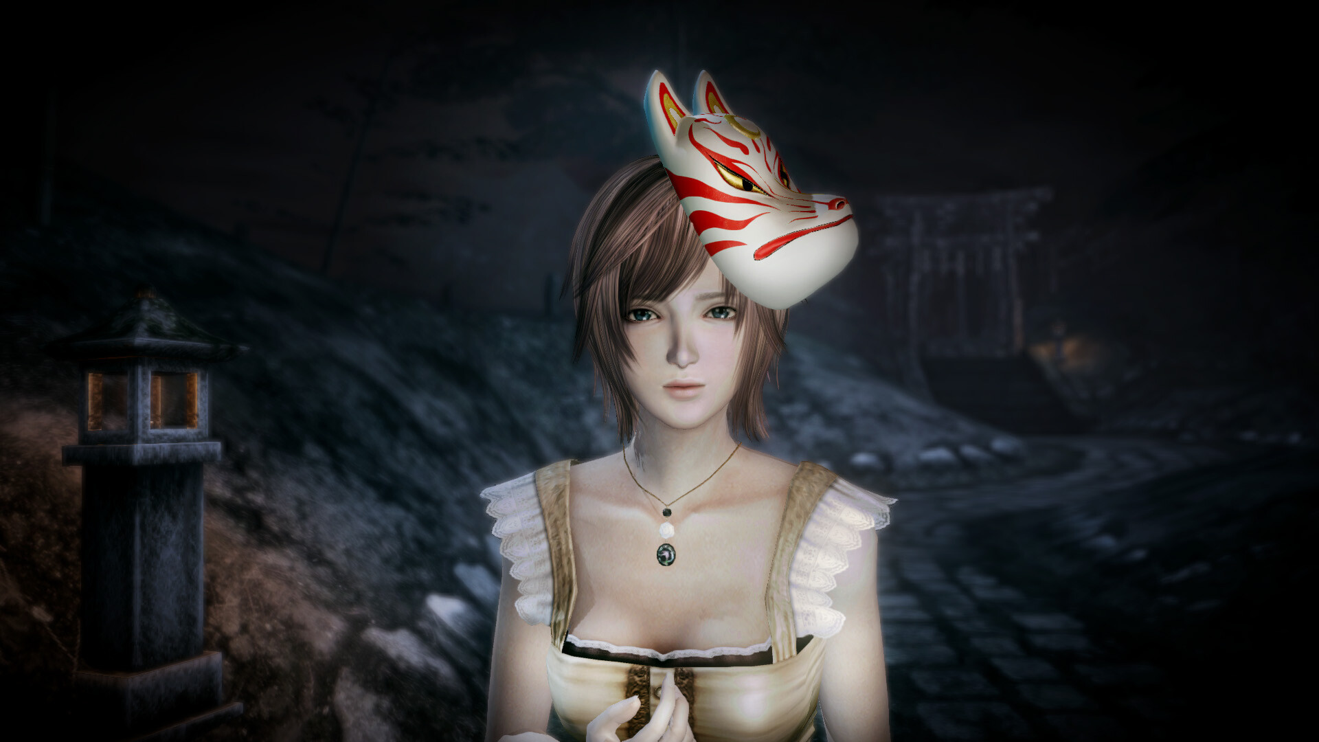FATAL FRAME / PROJECT ZERO: Mask of the Lunar Eclipse Ruka/Misaki/Choshiro-Exclusive Accessory ...