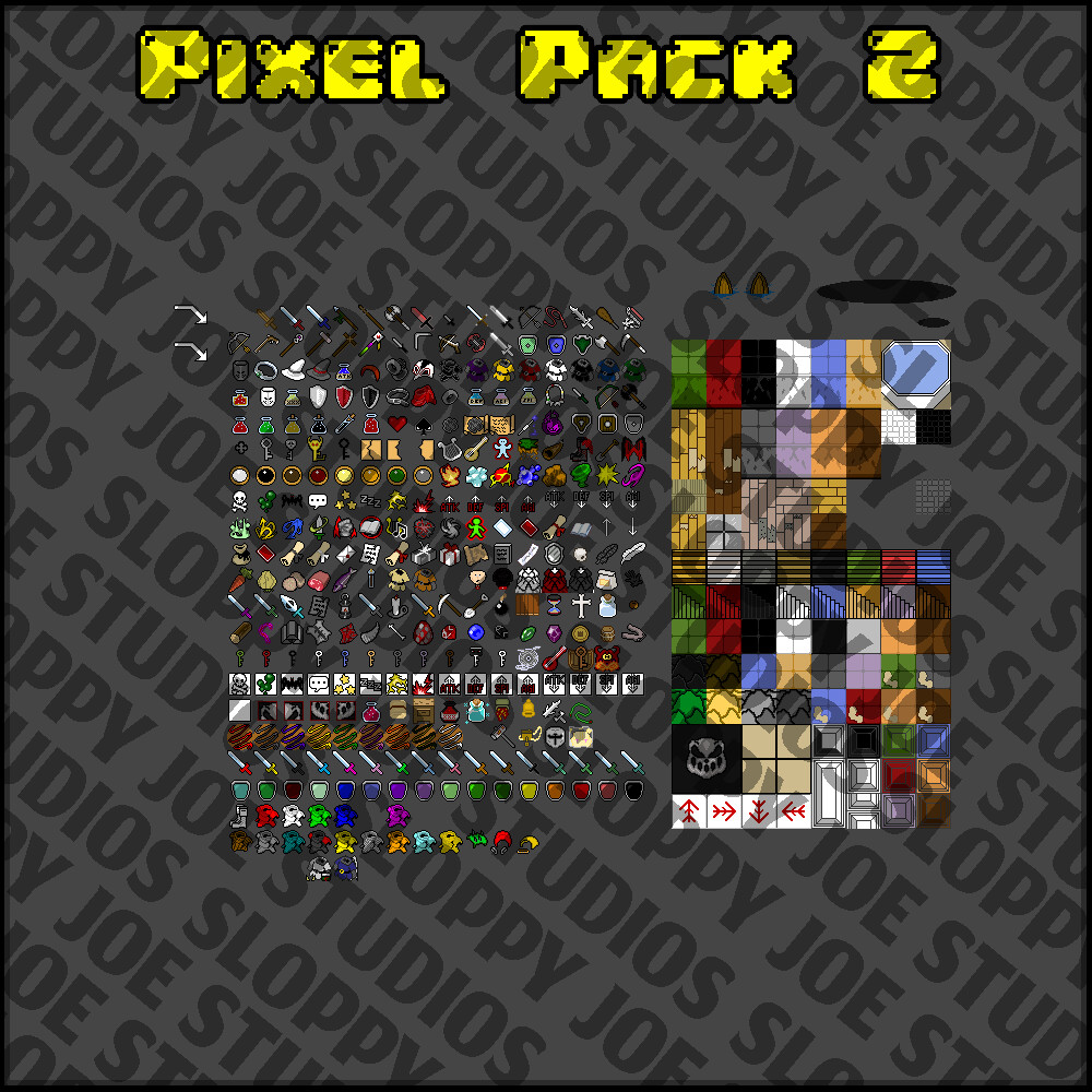 Rpg Maker Mv Pixel Pack 2 Characters Faces Sideview Enemies On Steam