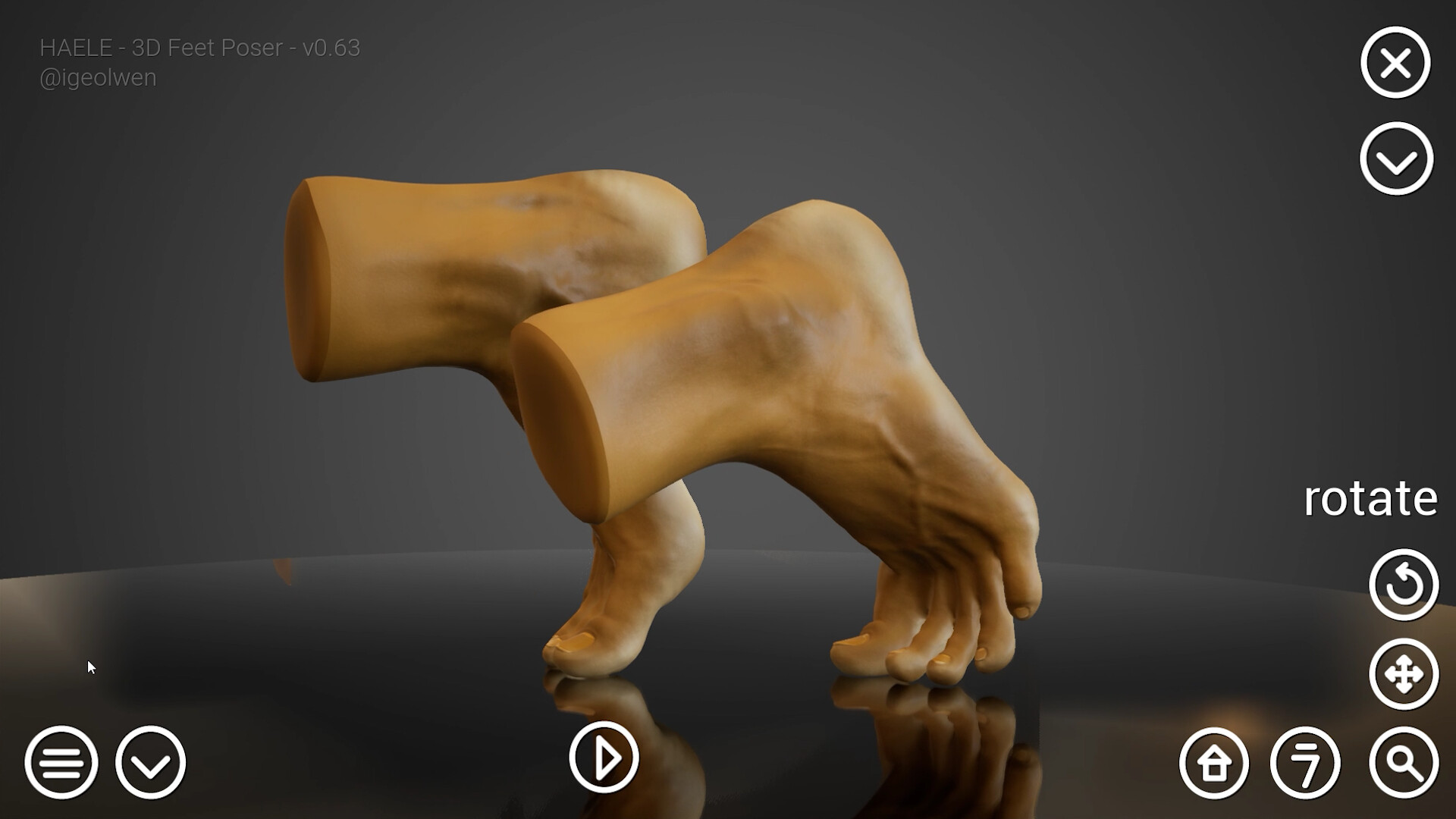 Steam - HAELE 3D - Feet Poses Pro - Drawing References