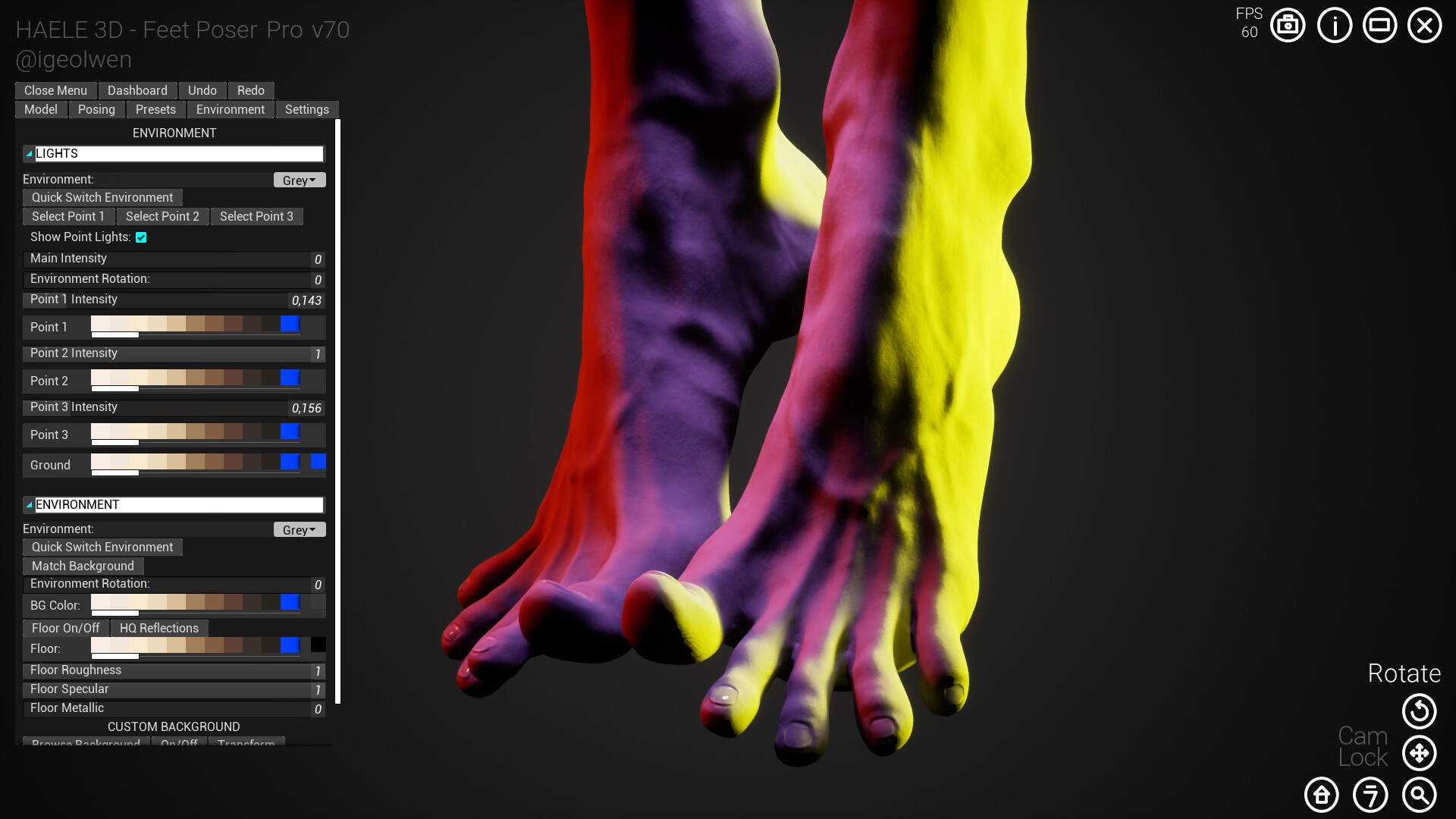 HAELE 3D - Feet Poses Pro - Drawing References on Steam