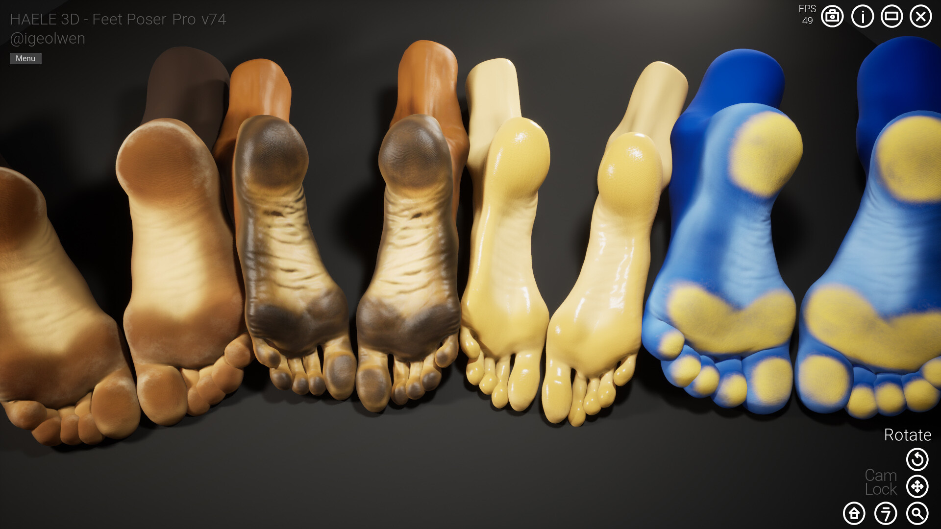 HAELE 3D - Feet Poses Pro - Drawing References on Steam