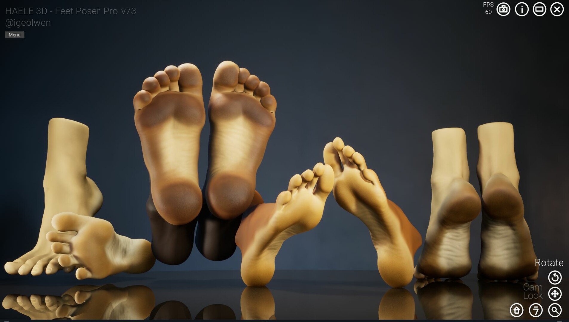 HAELE 3D - Feet Poses Pro - Drawing References on Steam