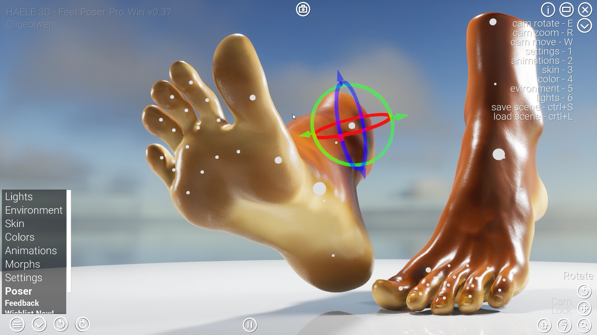 HAELE 3D - Feet Poses Pro - Drawing References on Steam