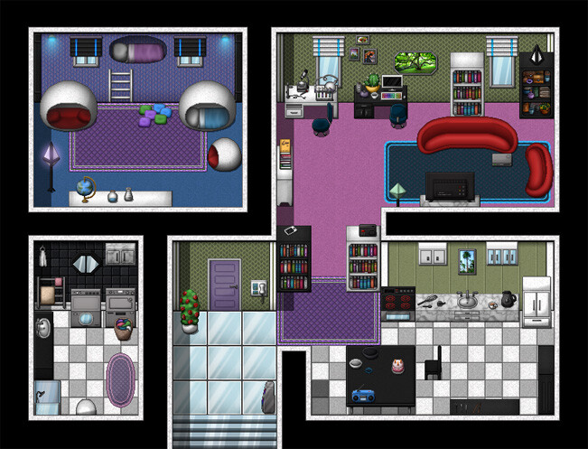 Rpg Maker Mz Sci Fi And Modern Tileset Interior On Steam