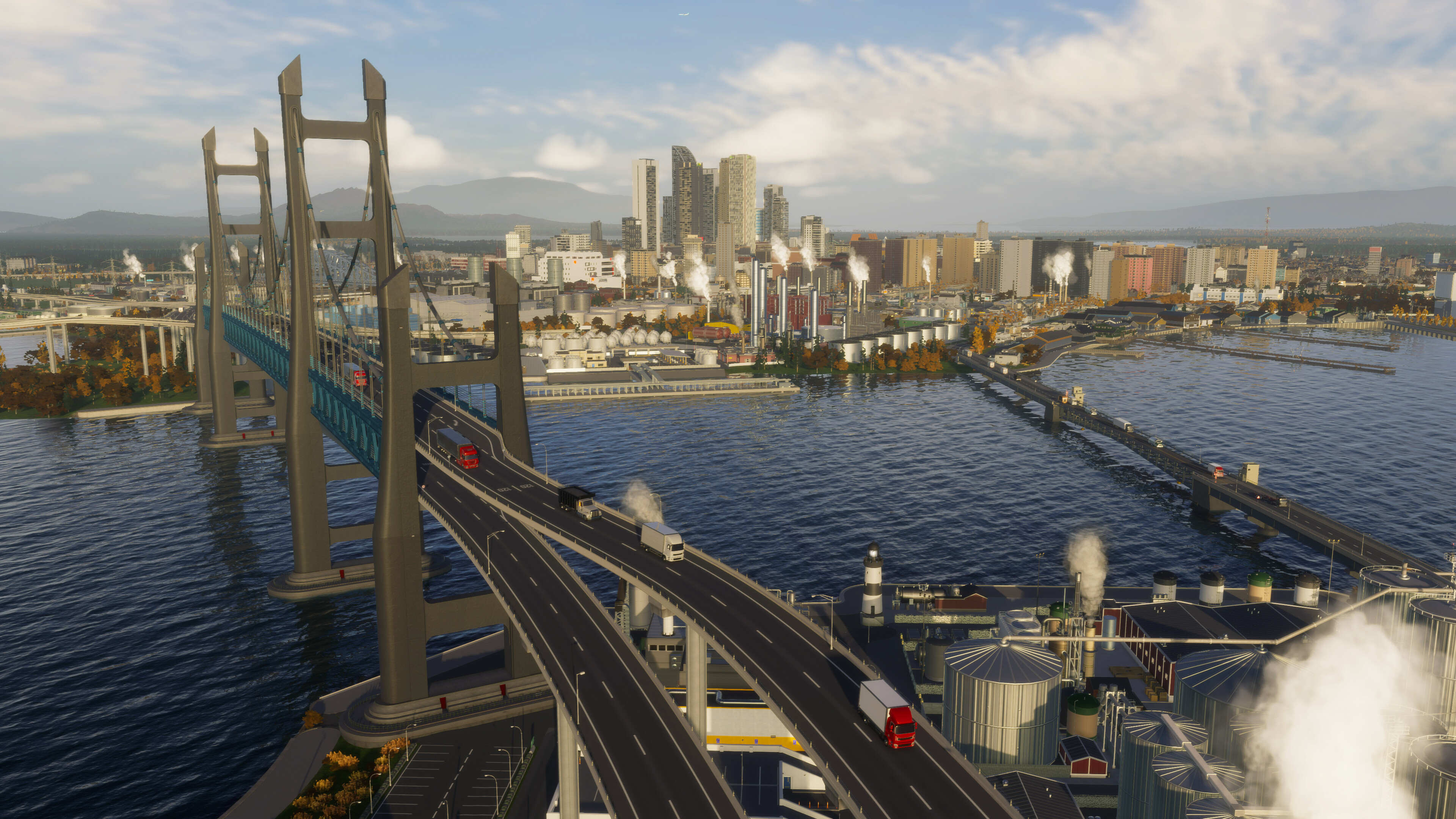 Cities: Skylines II añadirá la expansión Bridges & Ports el 29 de octubre