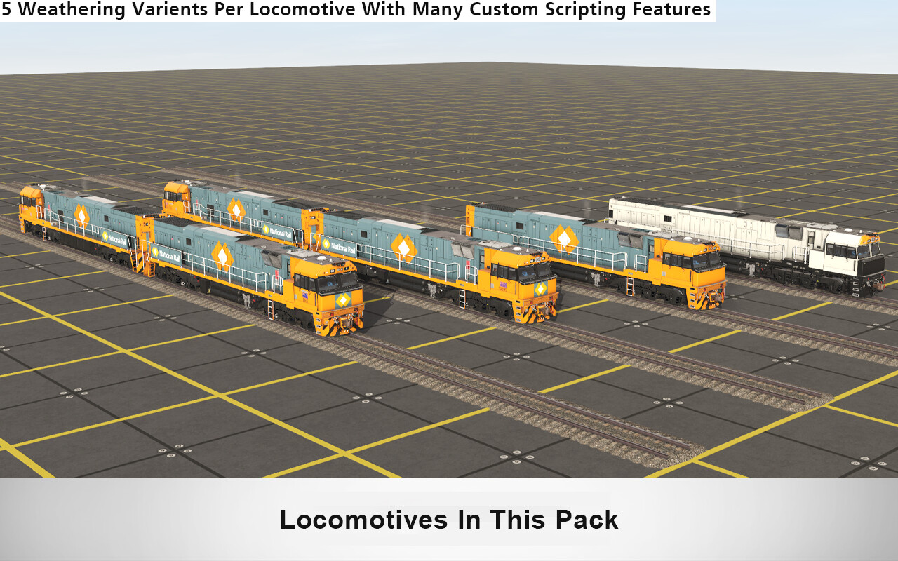 Trainz 2022 DLC - NR Class Locomotive - National Rail Pack on Steam