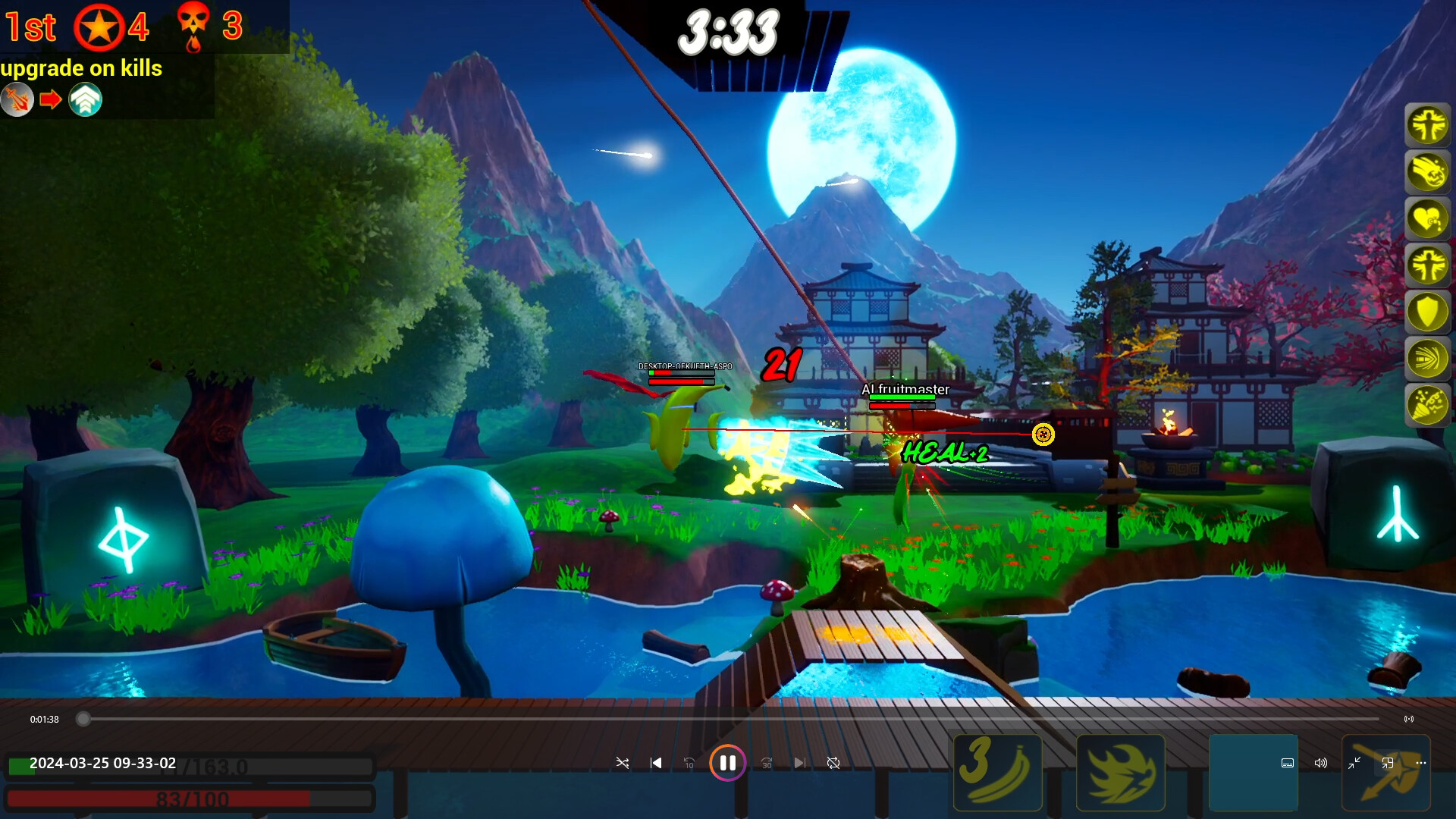 Plants in Rush on Steam