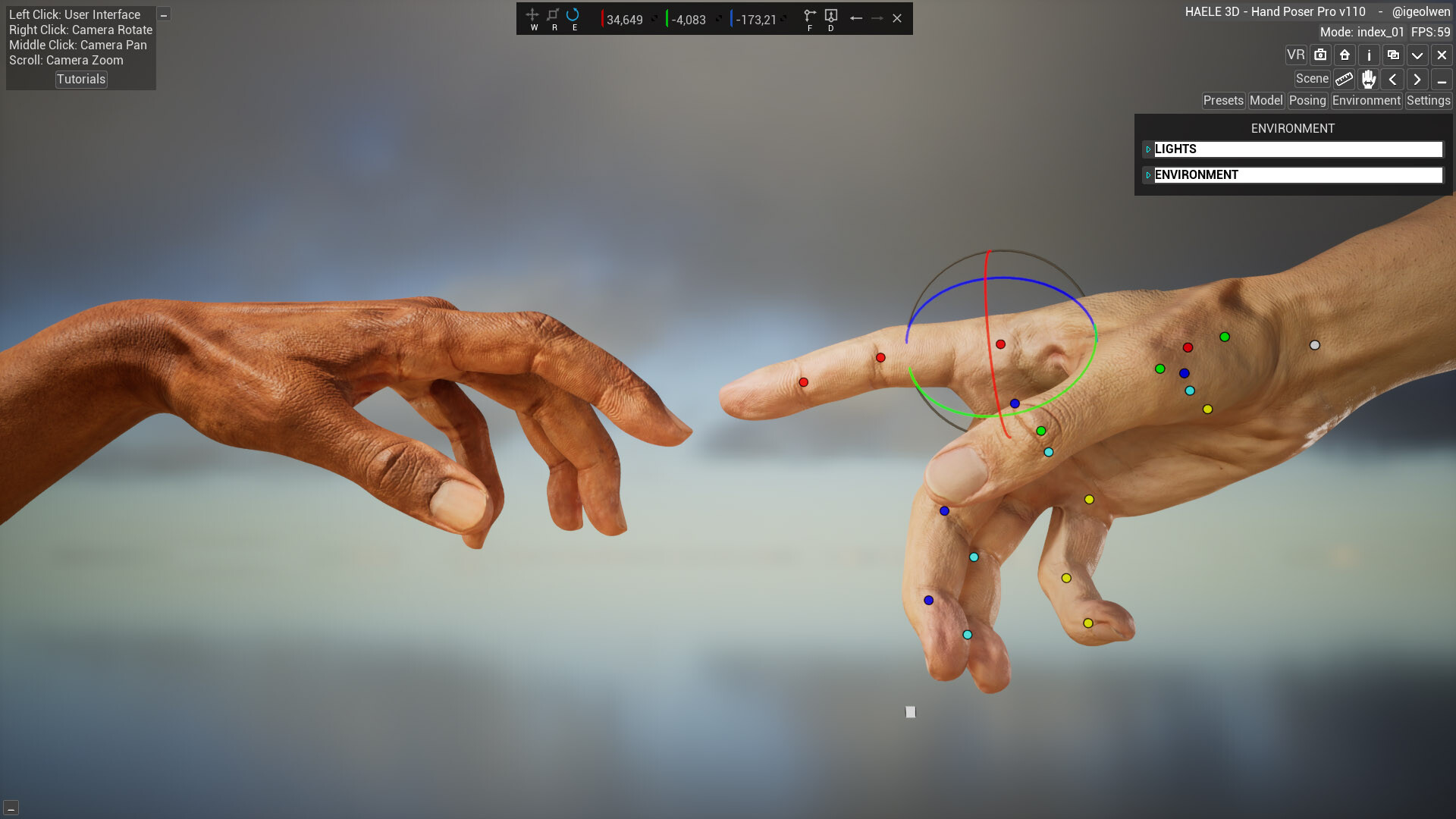 HAELE 3D - Hand Poses Pro - Drawing References on Steam