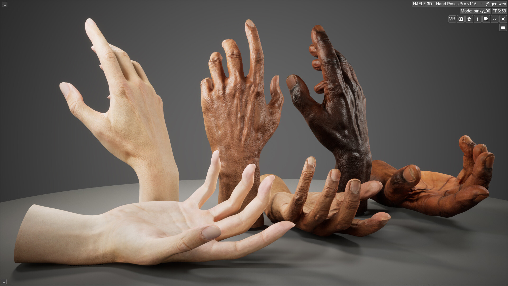 HAELE 3D - Hand Poses Pro - Drawing References on Steam