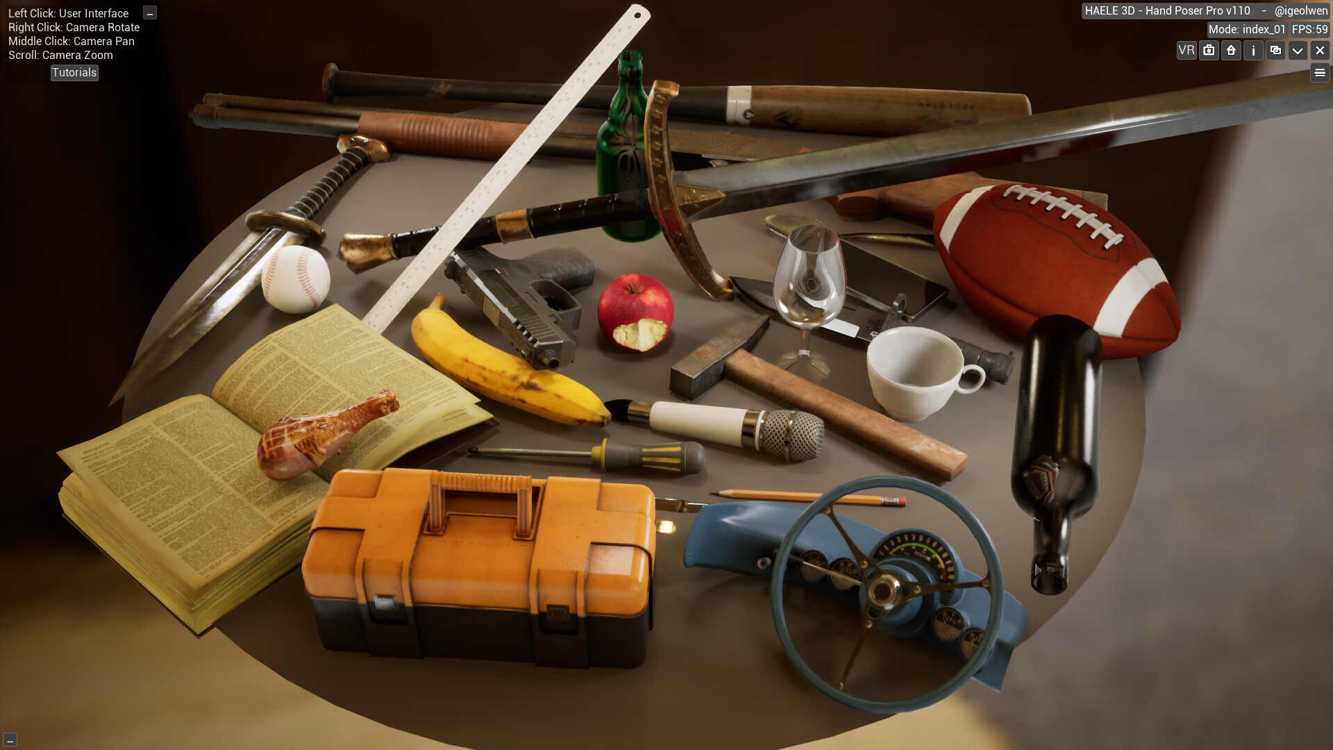 HAELE 3D - Hand Poses Pro - Drawing References on Steam