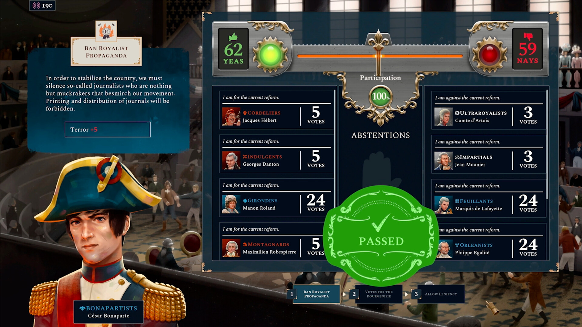 Bonaparte - A Mechanized Revolution on Steam