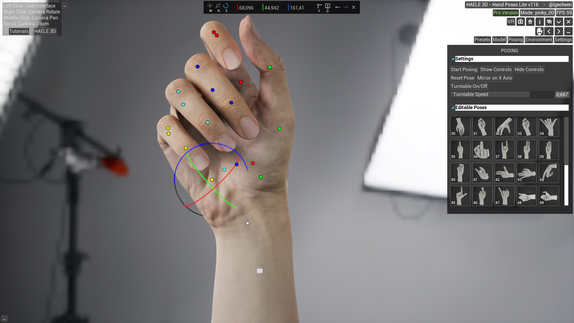 HAELE 3D - Hand Poses Lite - Drawing References on Steam