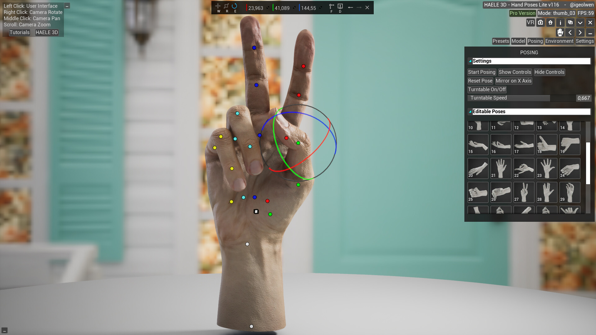 HAELE 3D - Hand Poses Lite - Drawing References on Steam