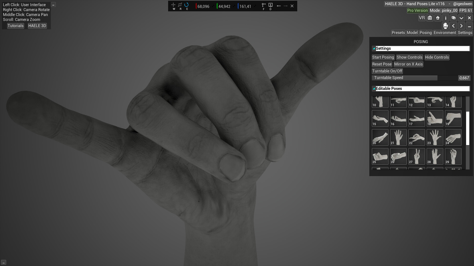 HAELE 3D - Hand Poses Lite - Drawing References on Steam