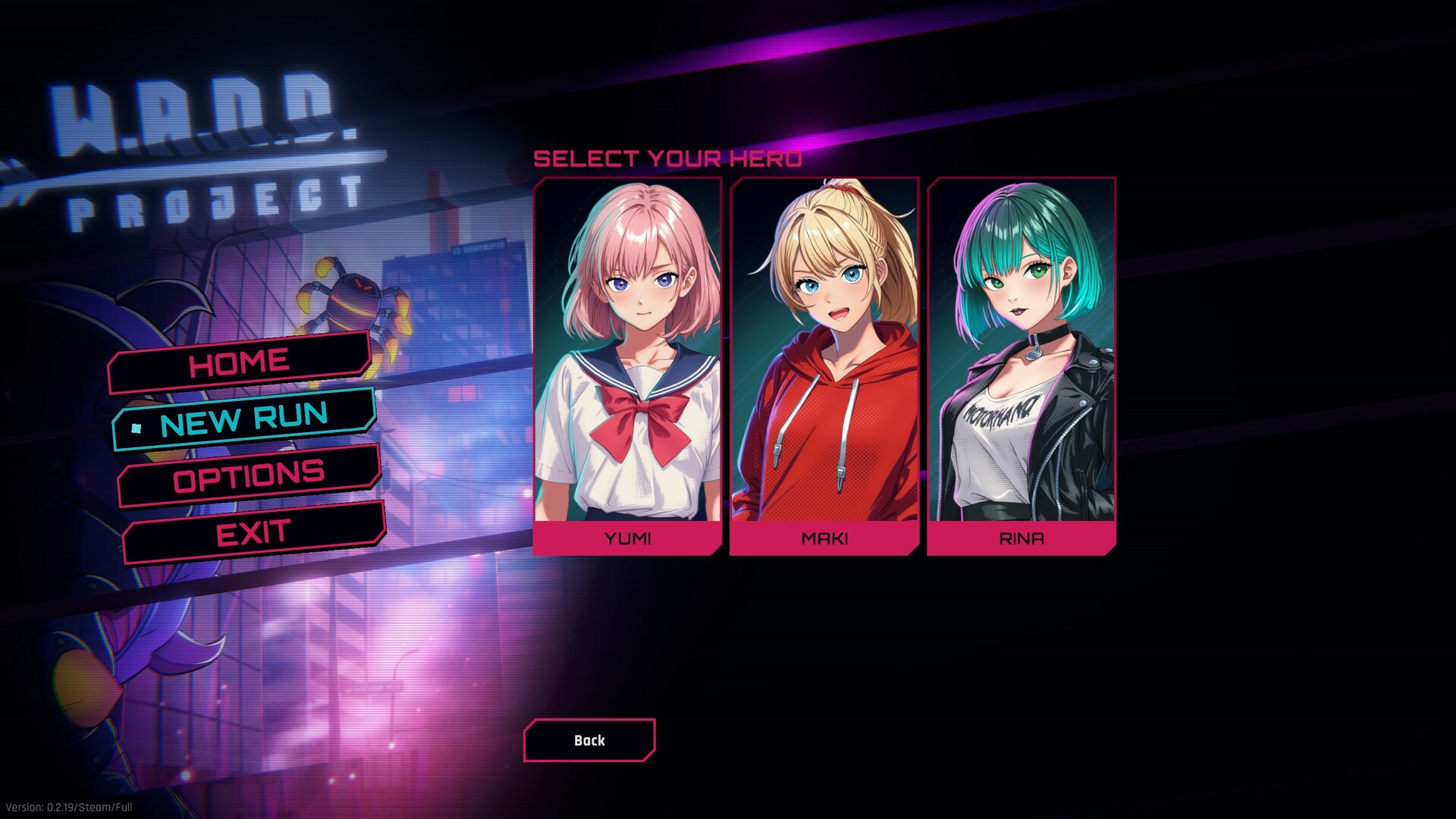 W.A.N.D. Project on Steam