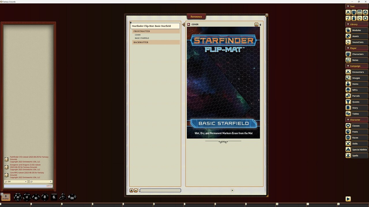Fantasy Grounds - Starfinder RPG - Starfinder Flip-Mat - Basic ...