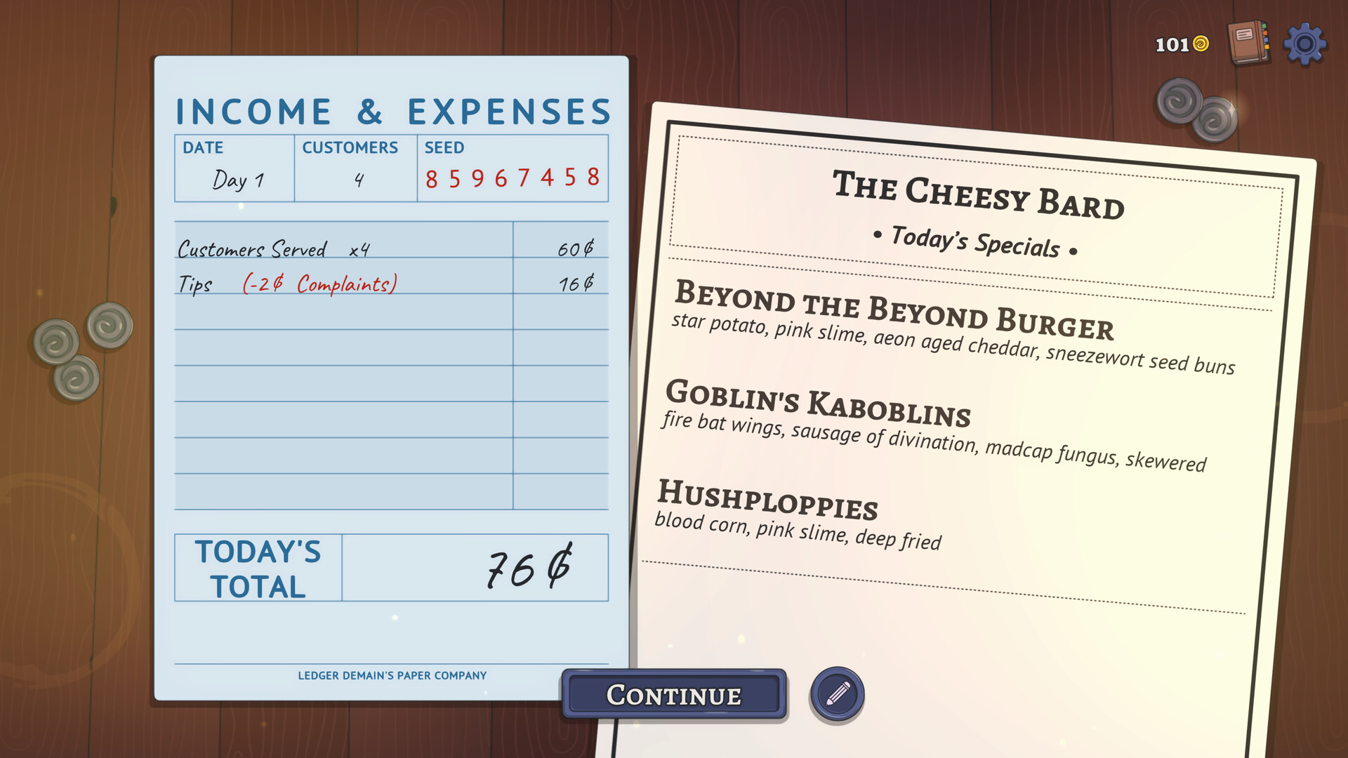 Arcane Eats on Steam