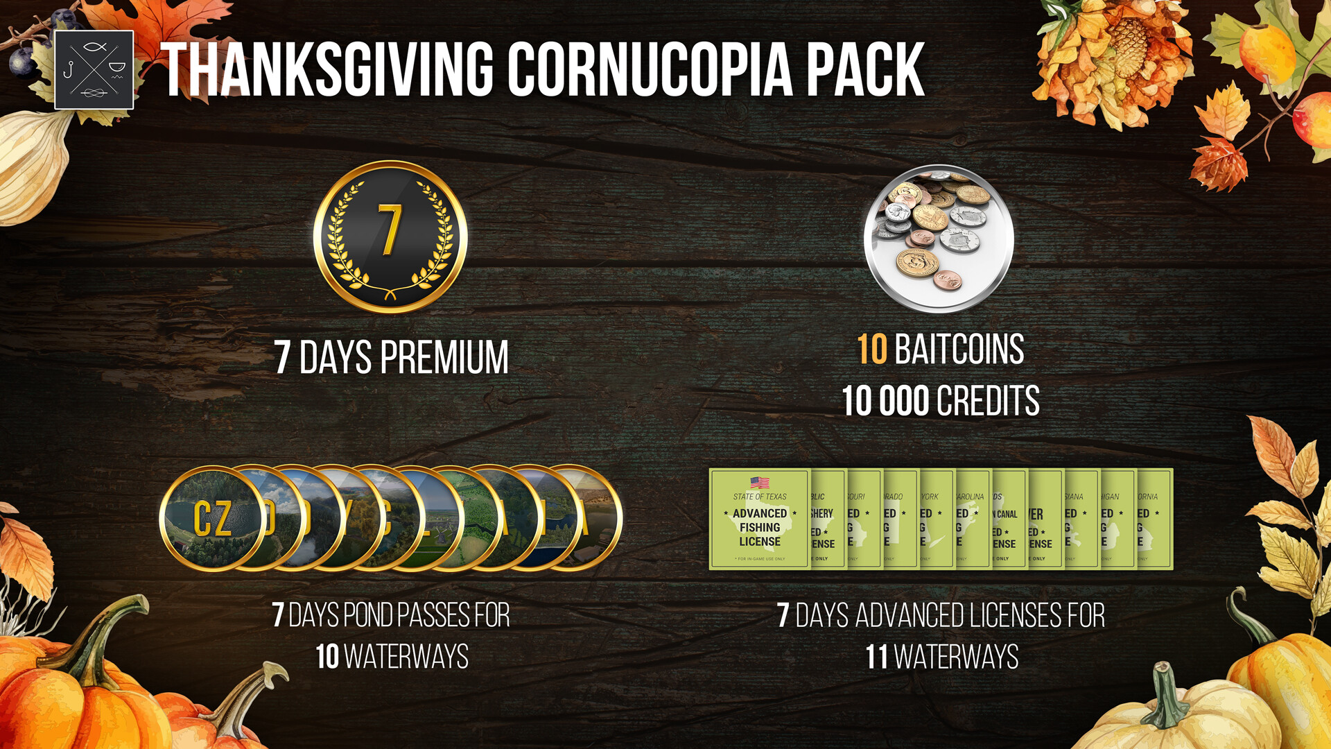 Fishing Planet: Thanksgiving Cornucopia Pack on Steam