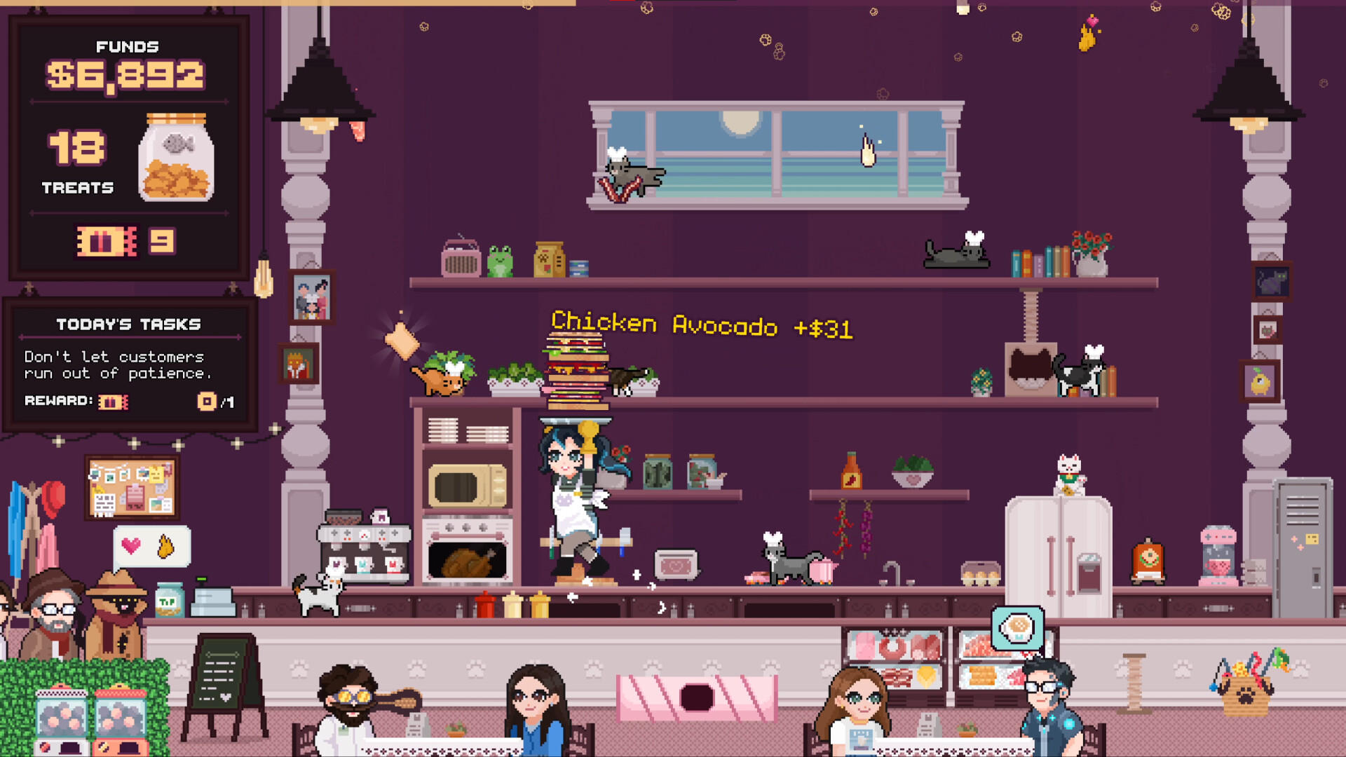 Supurr Cat Cafe: Sandwich Rush on Steam