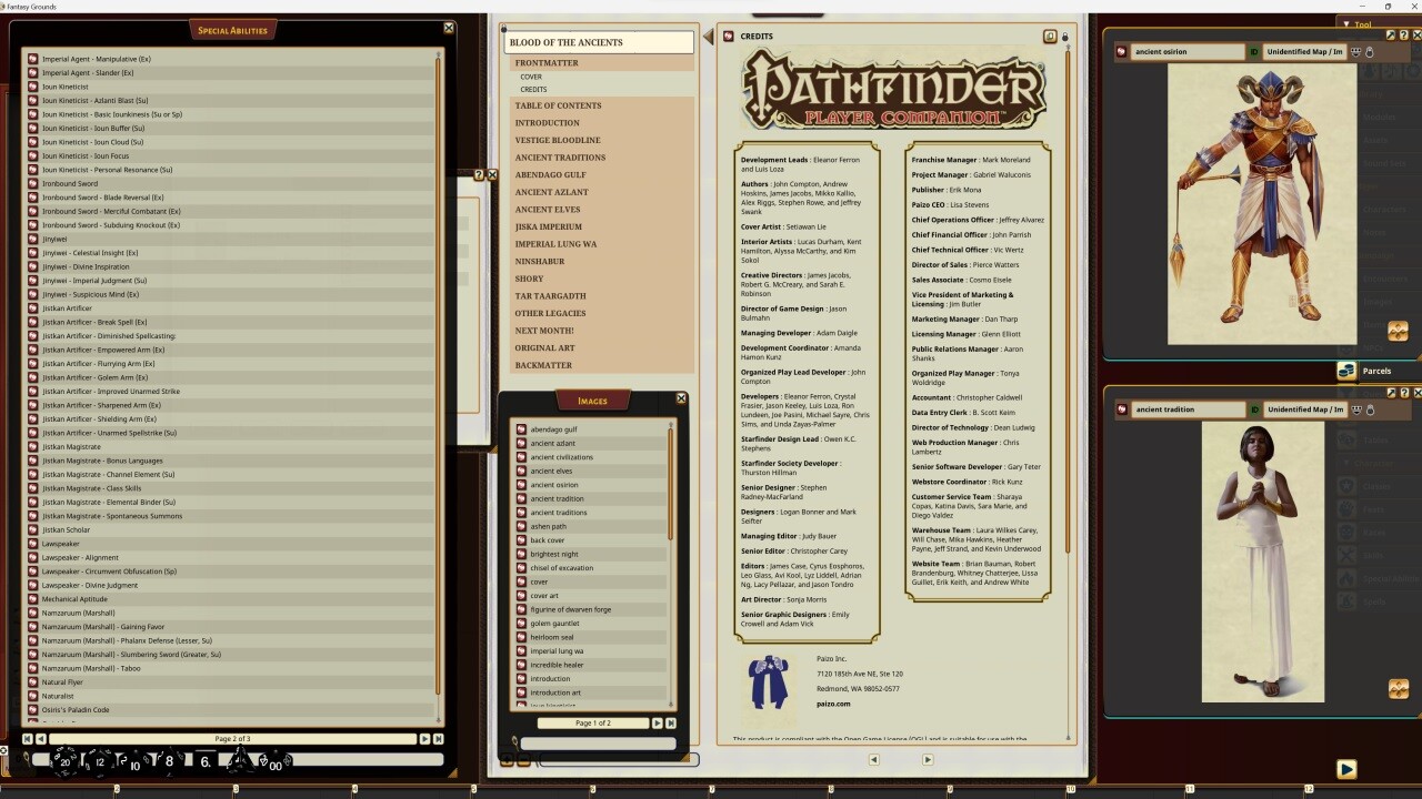 Fantasy Grounds - Pathfinder RPG - Pathfinder Companion: Blood of the ...