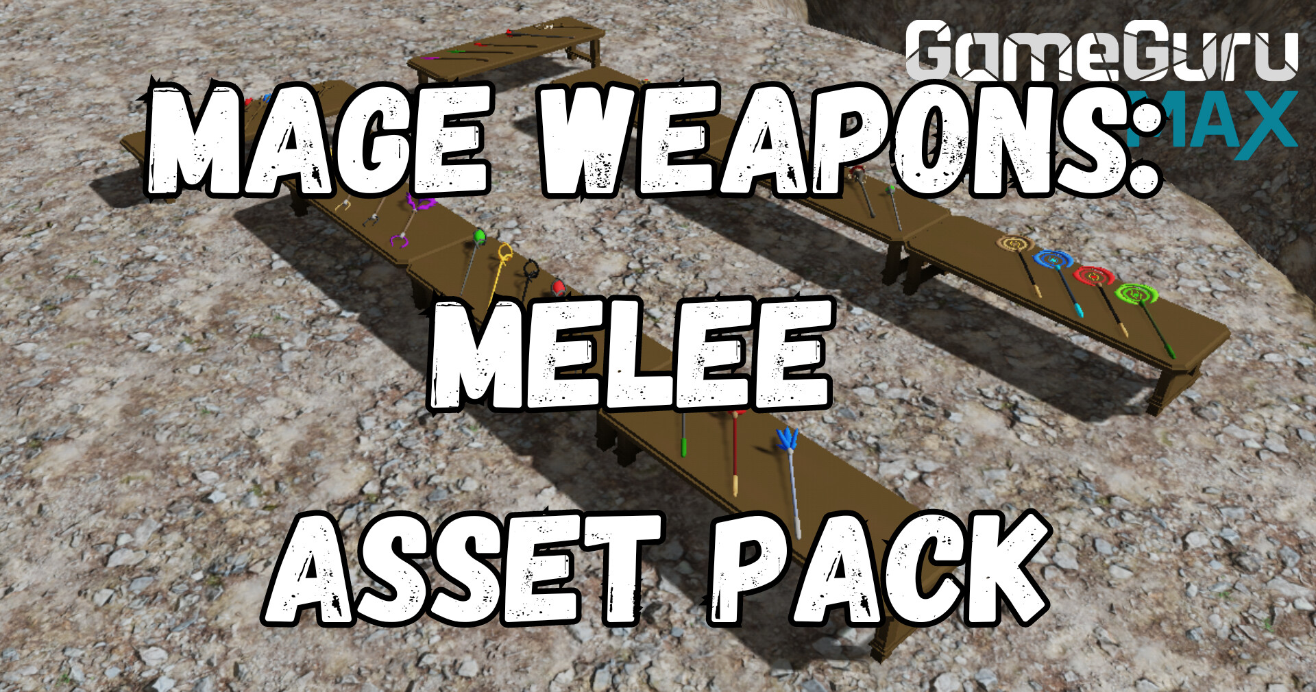 Gameguru Max Low Poly Asset Pack Mage Weapons Melee On Steam