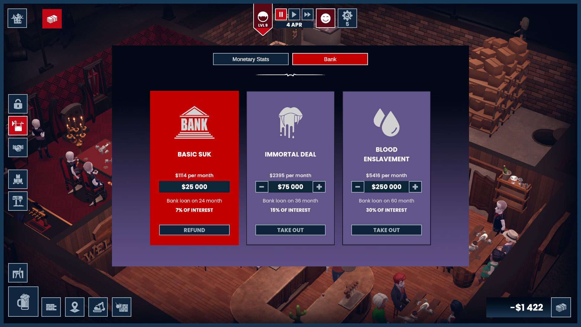 Blood Bar Tycoon on Steam