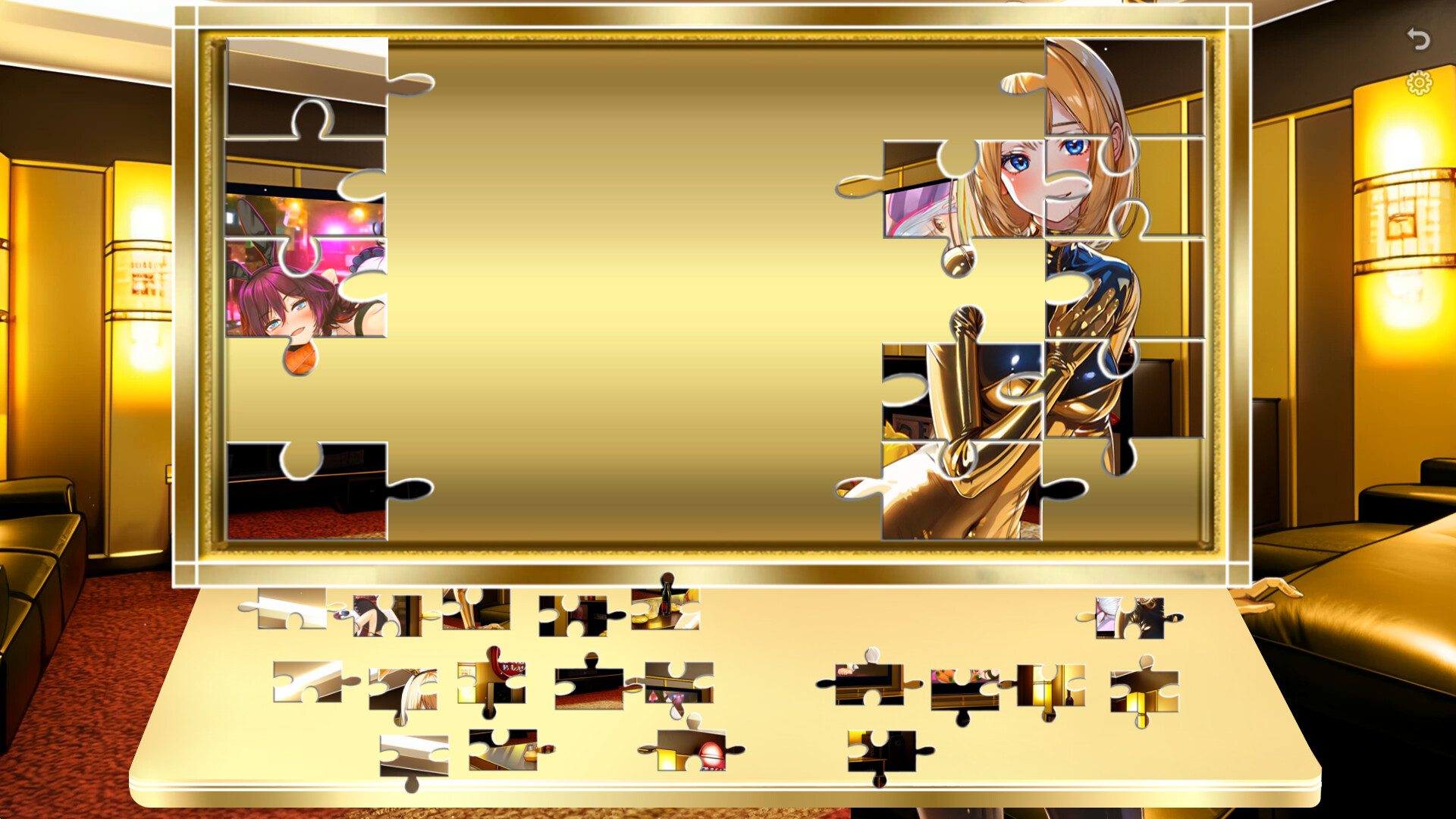 Bunny-girl with Golden tummy on Steam