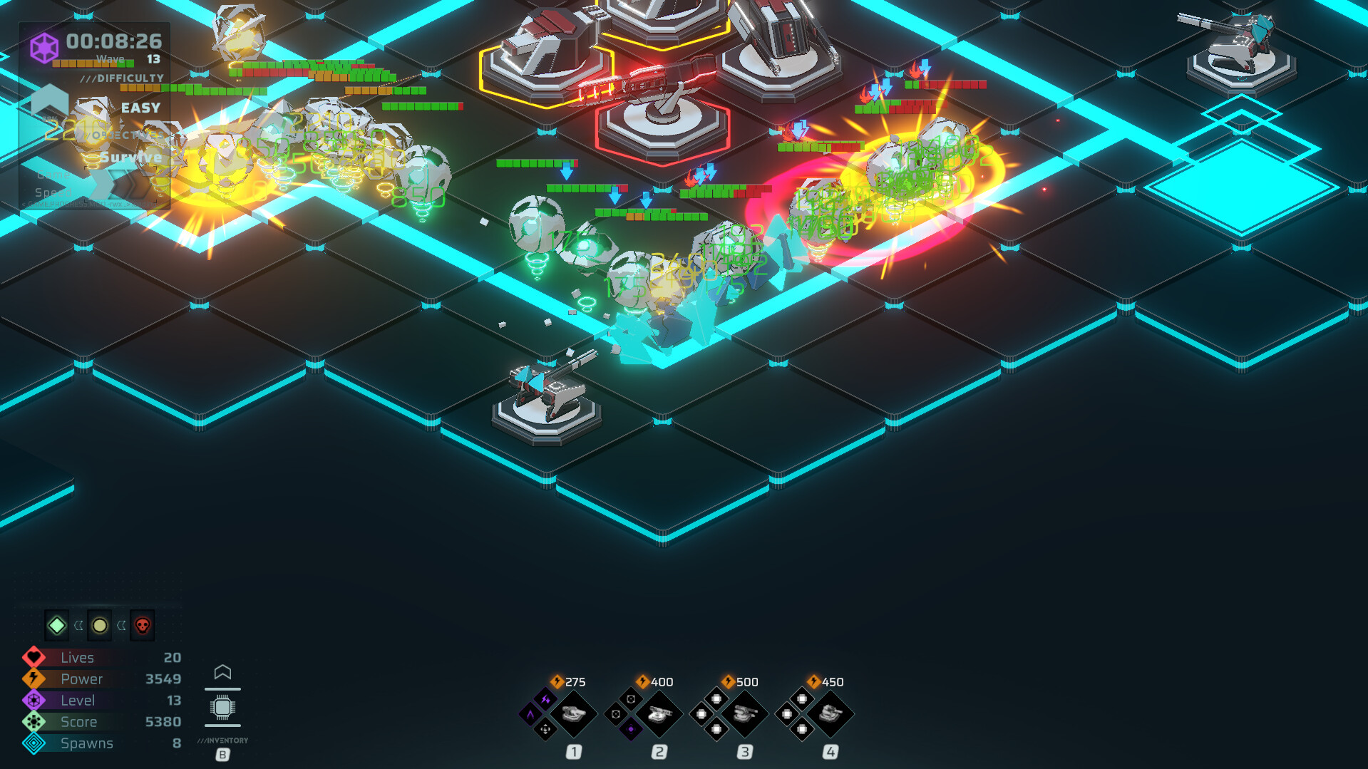 Neon Grid Defenders on Steam