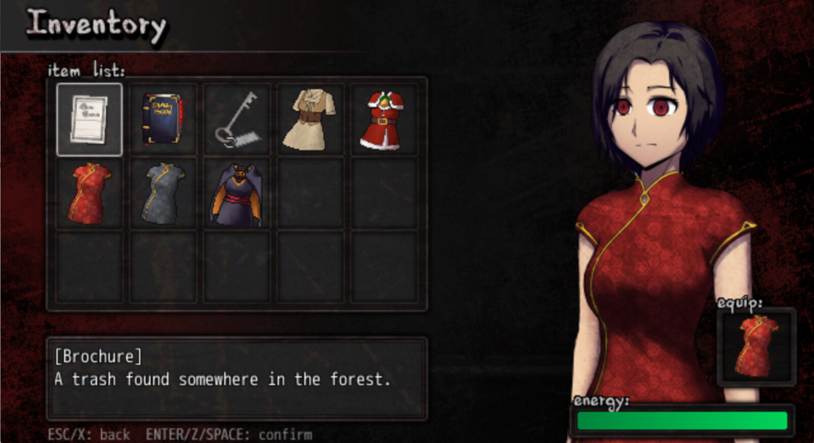 Steam：Cursed Mansion - Rose Qipao Costume