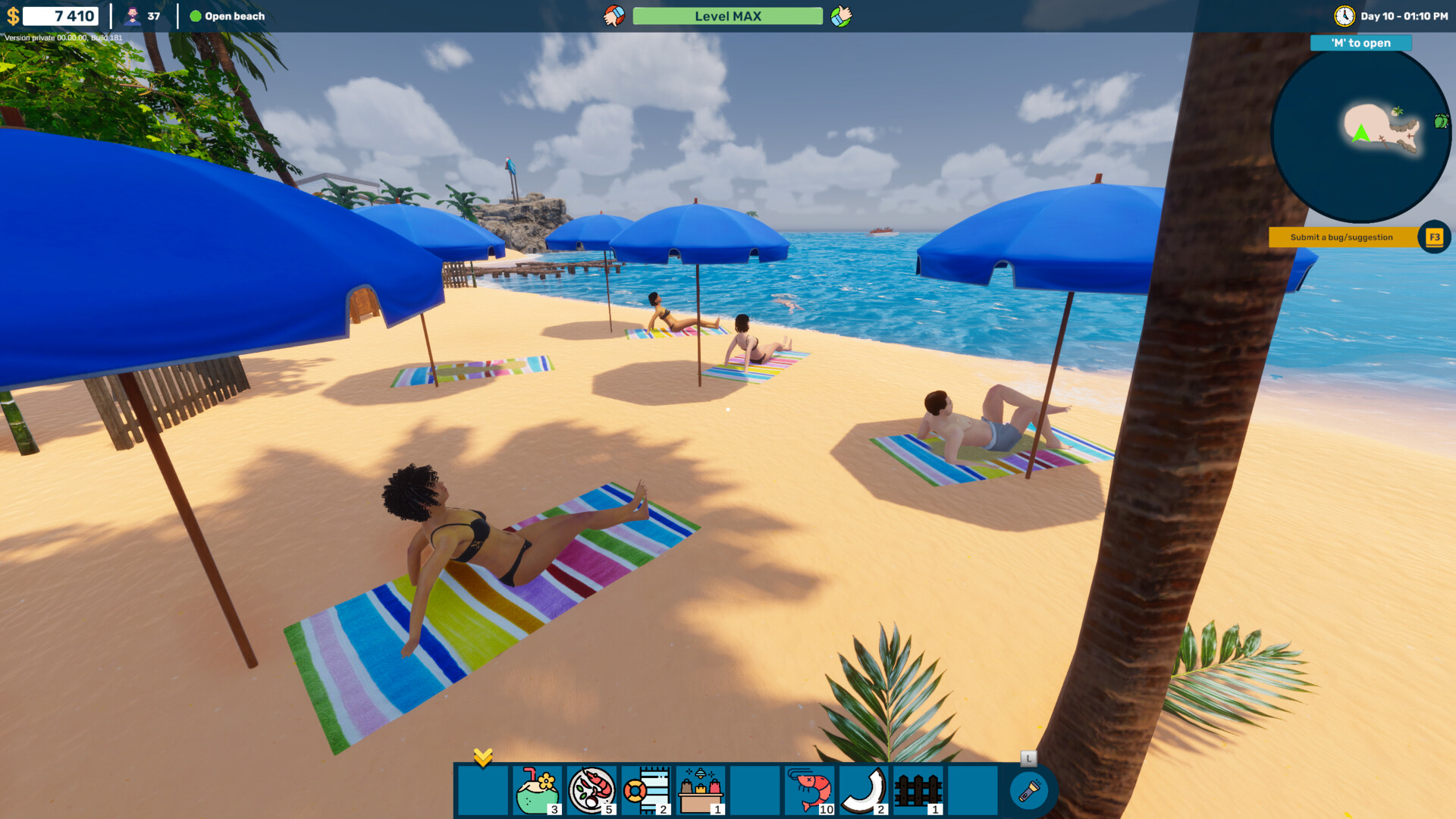 Save 10% on Paradise Beach Simulator on Steam