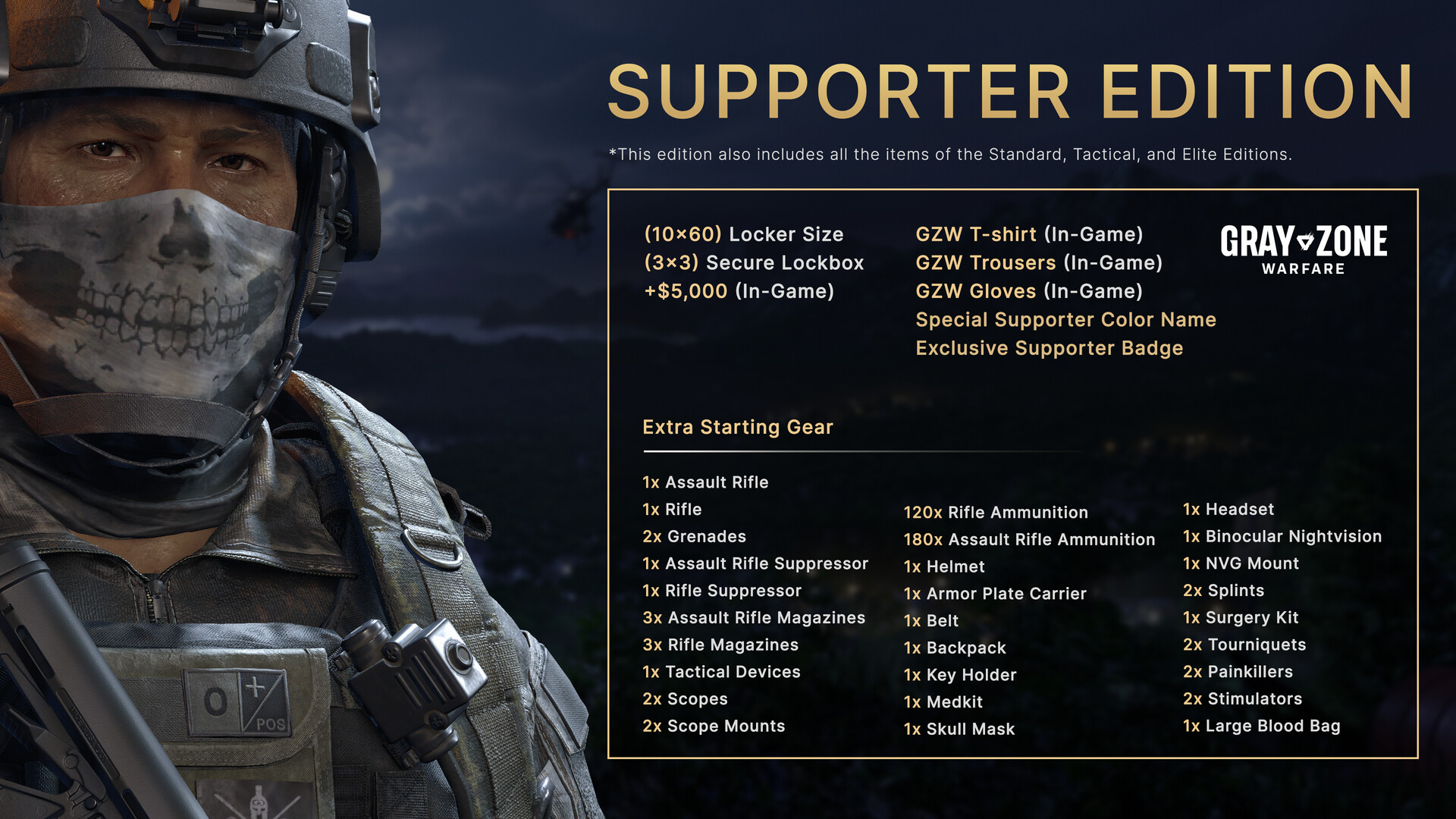 Gray Zone Warfare - Supporter Edition Upgrade on Steam