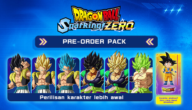 DRAGON BALL: Sparking! ZERO Pre-Order Pack di Steam