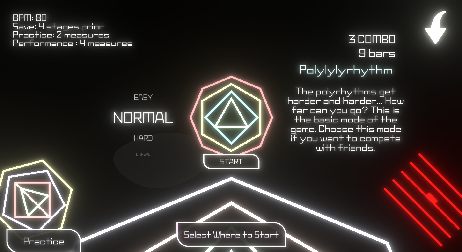 Save 25% on Polylylyrhythm on Steam