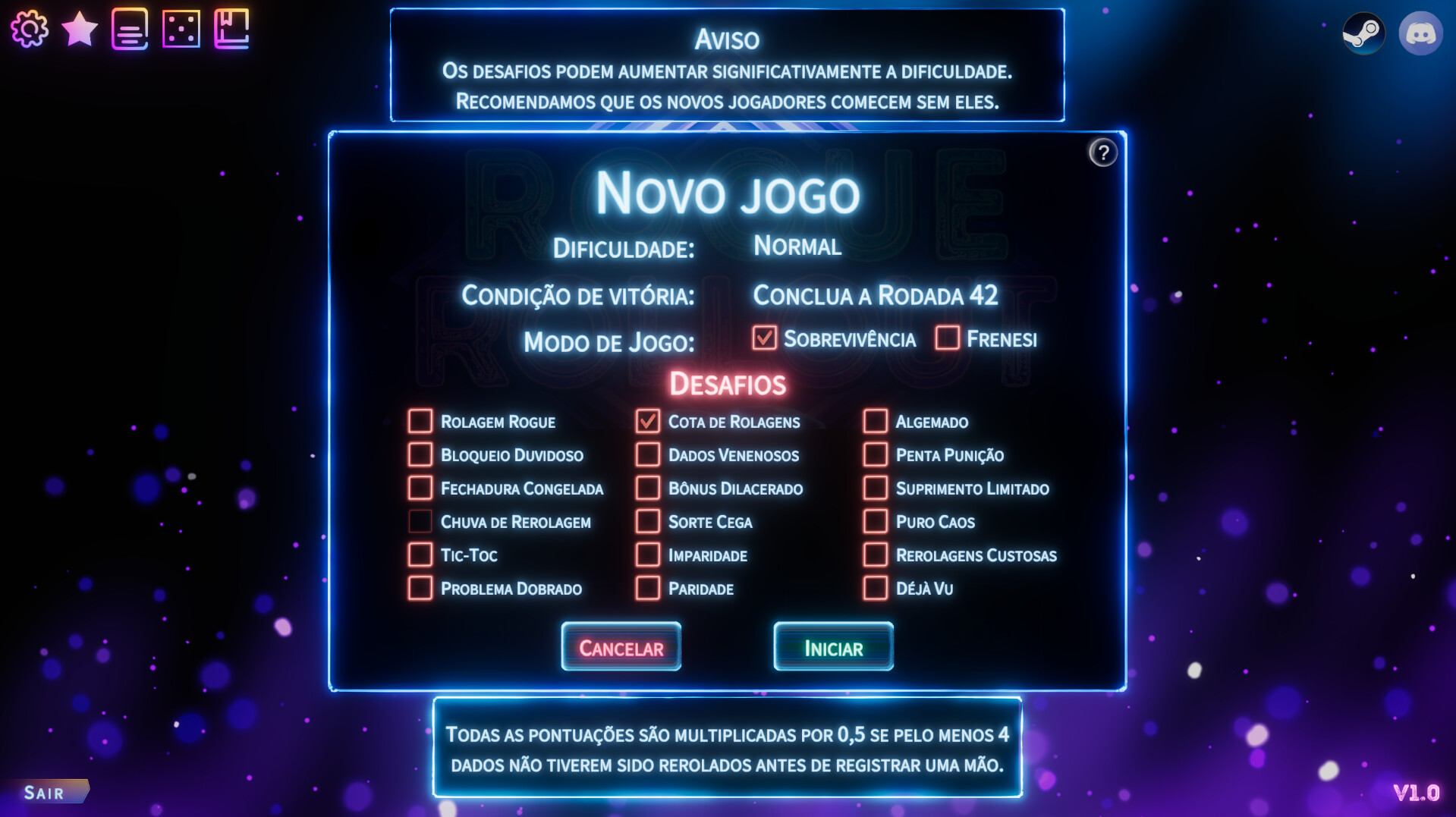 Rogue Rollout Demo no Steam