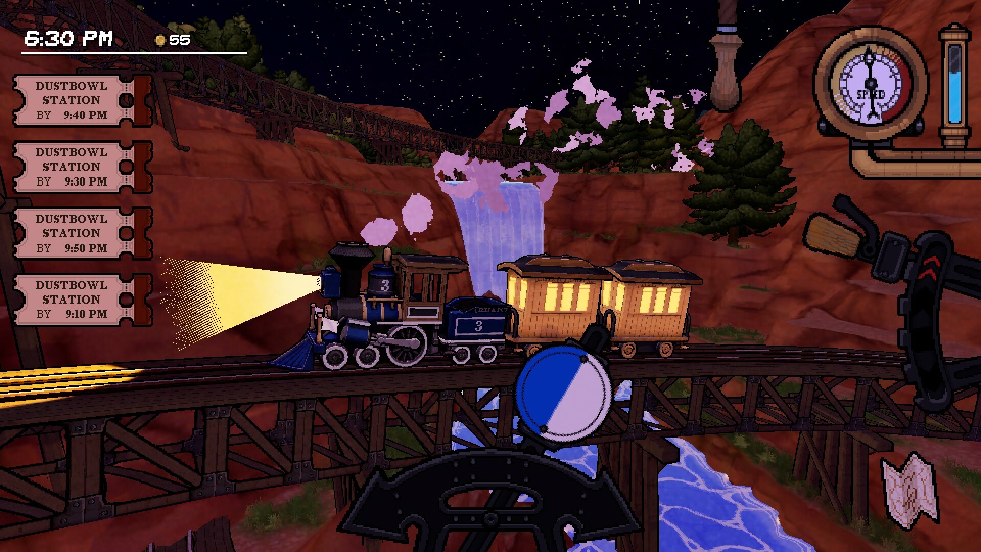 A Bumpy Ride on Steam