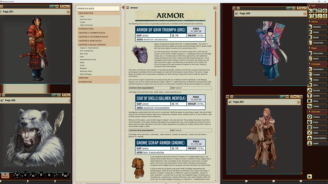 Fantasy Grounds Pathfinder Rpg Campaign Setting Inner Sea Monster