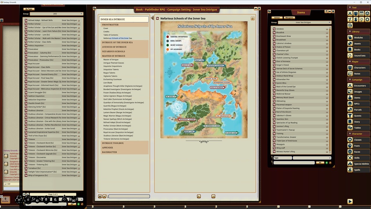 Fantasy Grounds Pathfinder Rpg Campaign Setting Inner Sea Intrigue