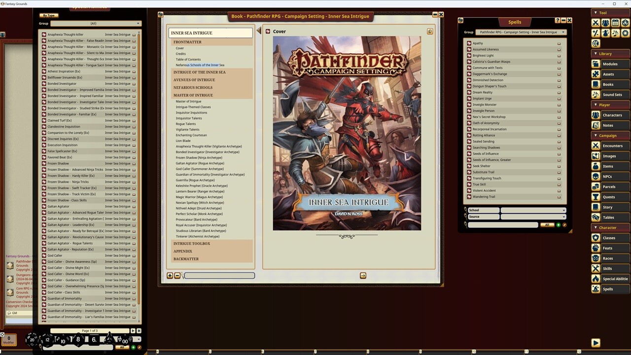 Fantasy Grounds Pathfinder Rpg Campaign Setting Inner Sea Intrigue
