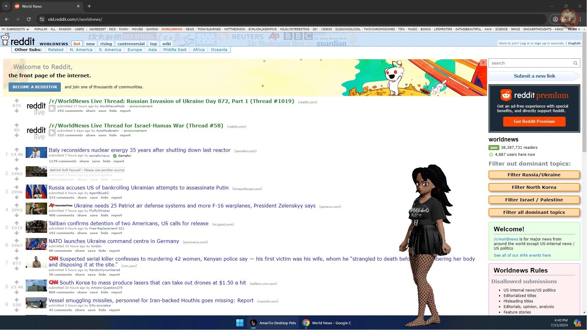 Amarillo's Desktop Pets on Steam