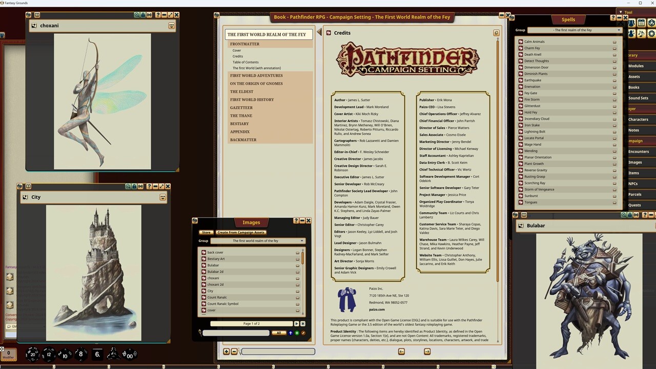 Fantasy Grounds - Pathfinder RPG - Campaign Setting: The First World ...