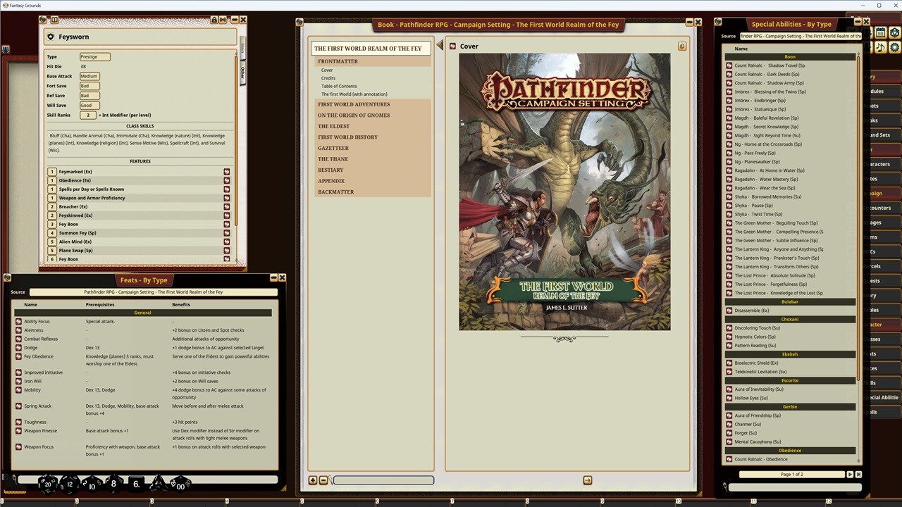 Fantasy Grounds - Pathfinder RPG - Campaign Setting: The First World ...