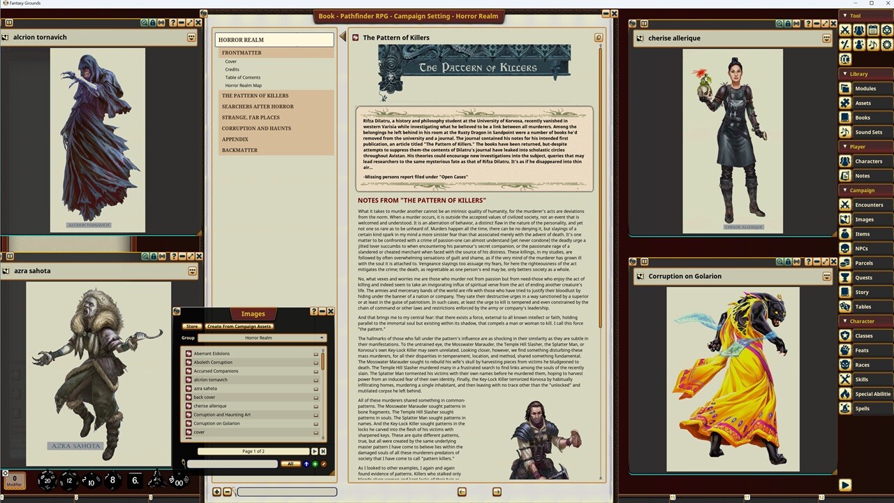 Fantasy Grounds Pathfinder Rpg Campaign Setting Horror Realms On Steam