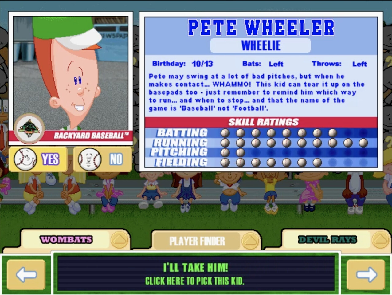 Backyard Baseball '01 on Steam