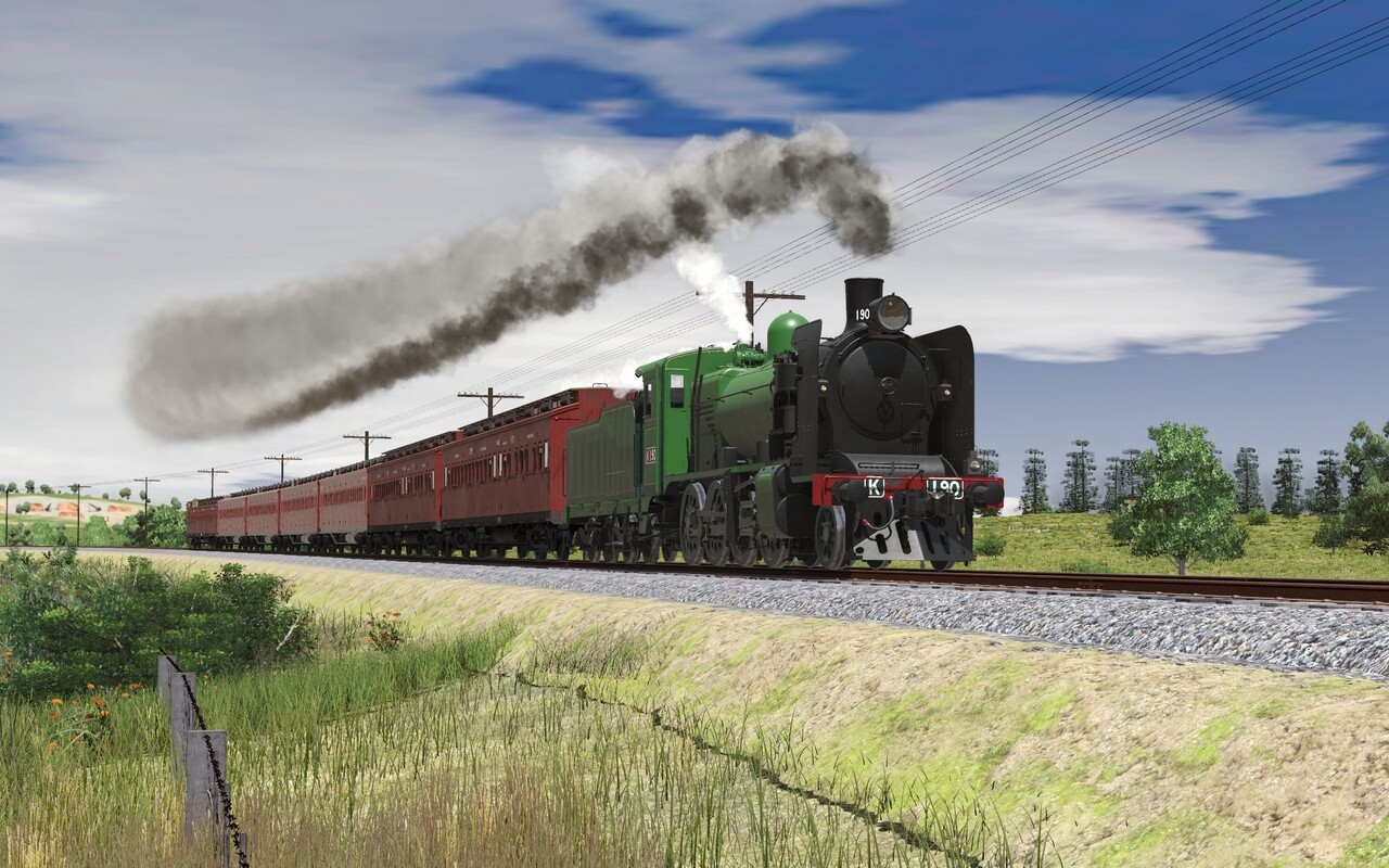 Trainz 2022 Dlc Vr K Class K190 2 Tone Green On Steam