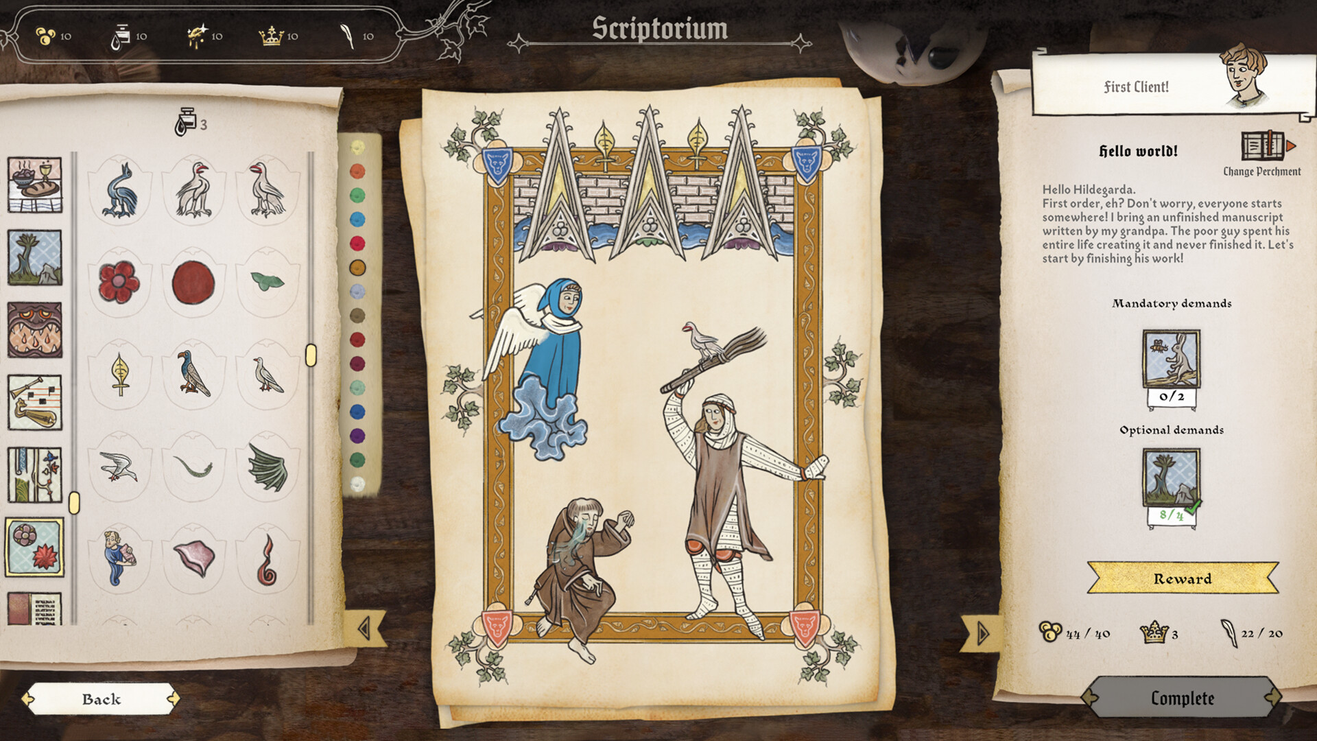 Scriptorium: Master of Manuscripts on Steam